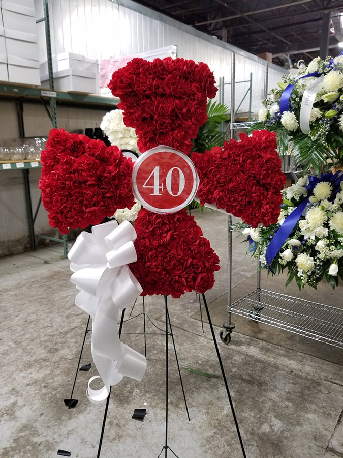 Firefighter Tribute | Custom Funeral Flowers | Bloom Floral Chicago ...
